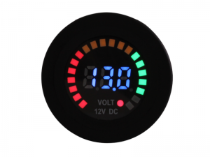 12V Volt Meter - Dual Analogue & Digital Display | 12 Volt Planet